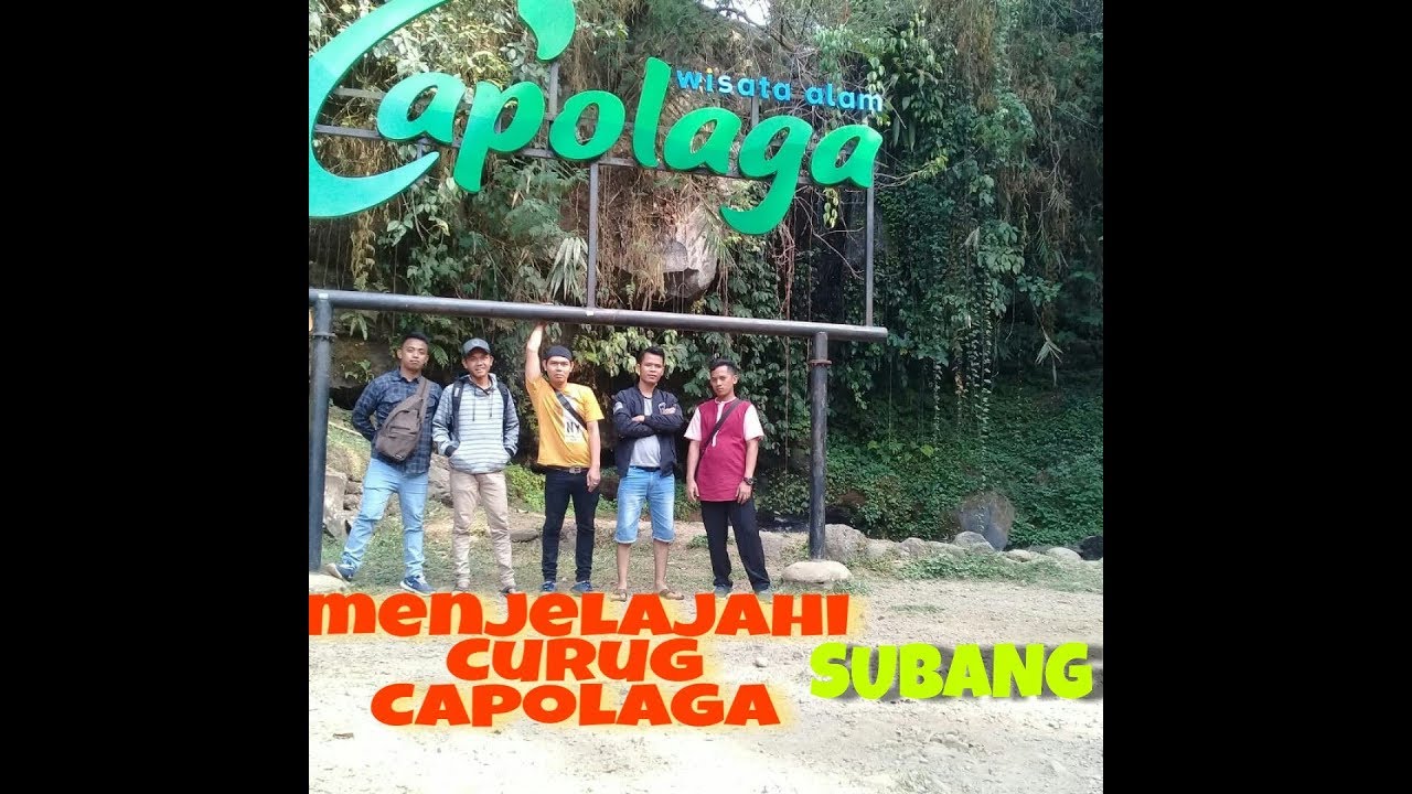 Menjelajahi wisata alam capolaga Subang - YouTube