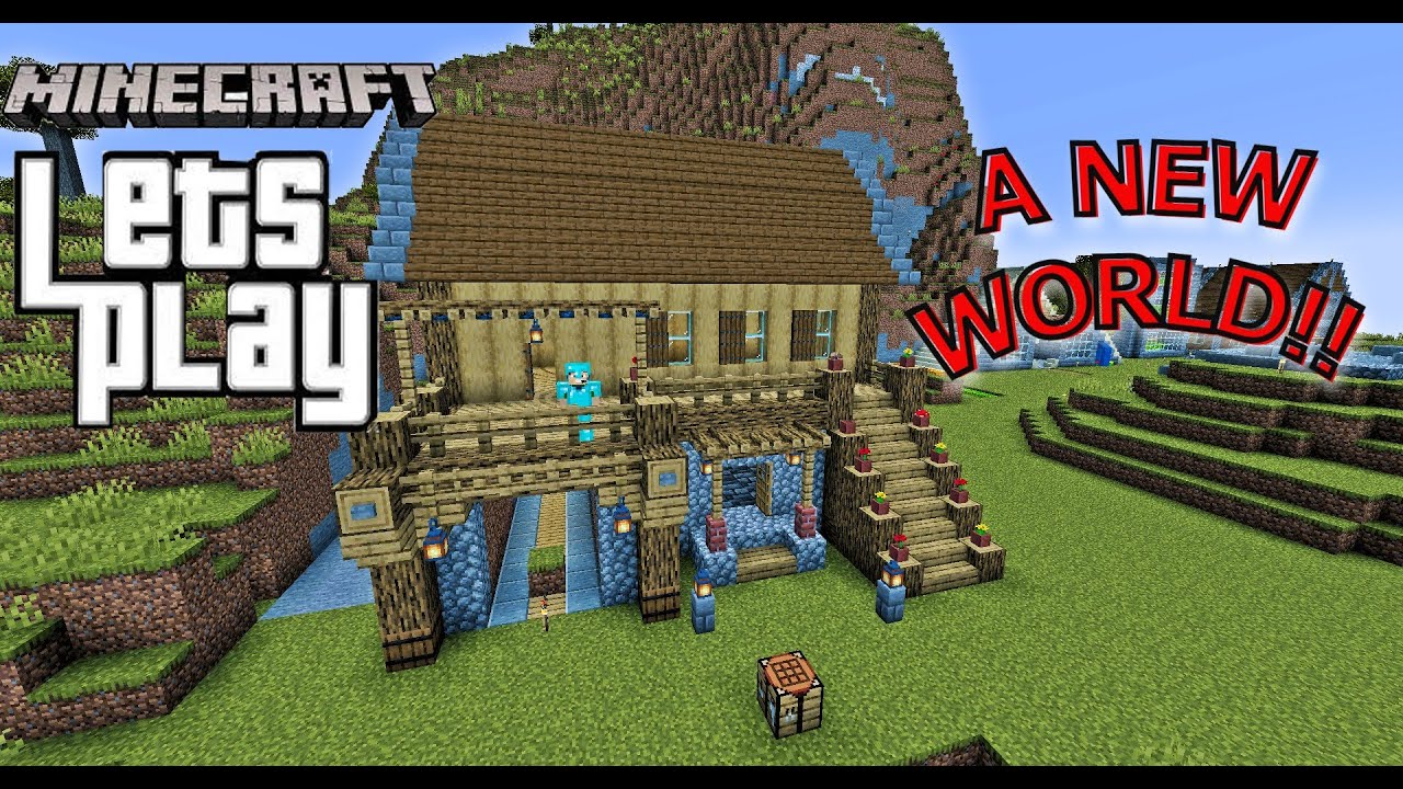 A new world!! Minecraft Lets Play - YouTube