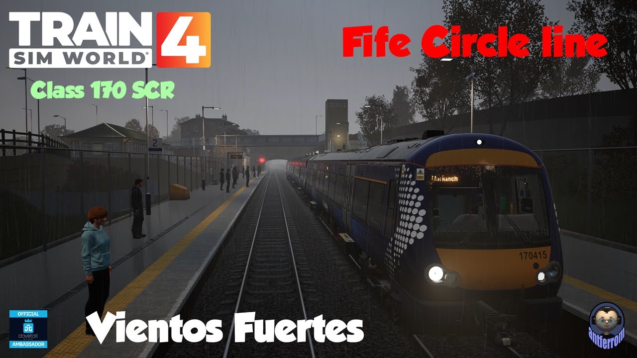 Train Sim World 4, Fife Circle Line, Vientos Fuertes, Class 170 SCR ...