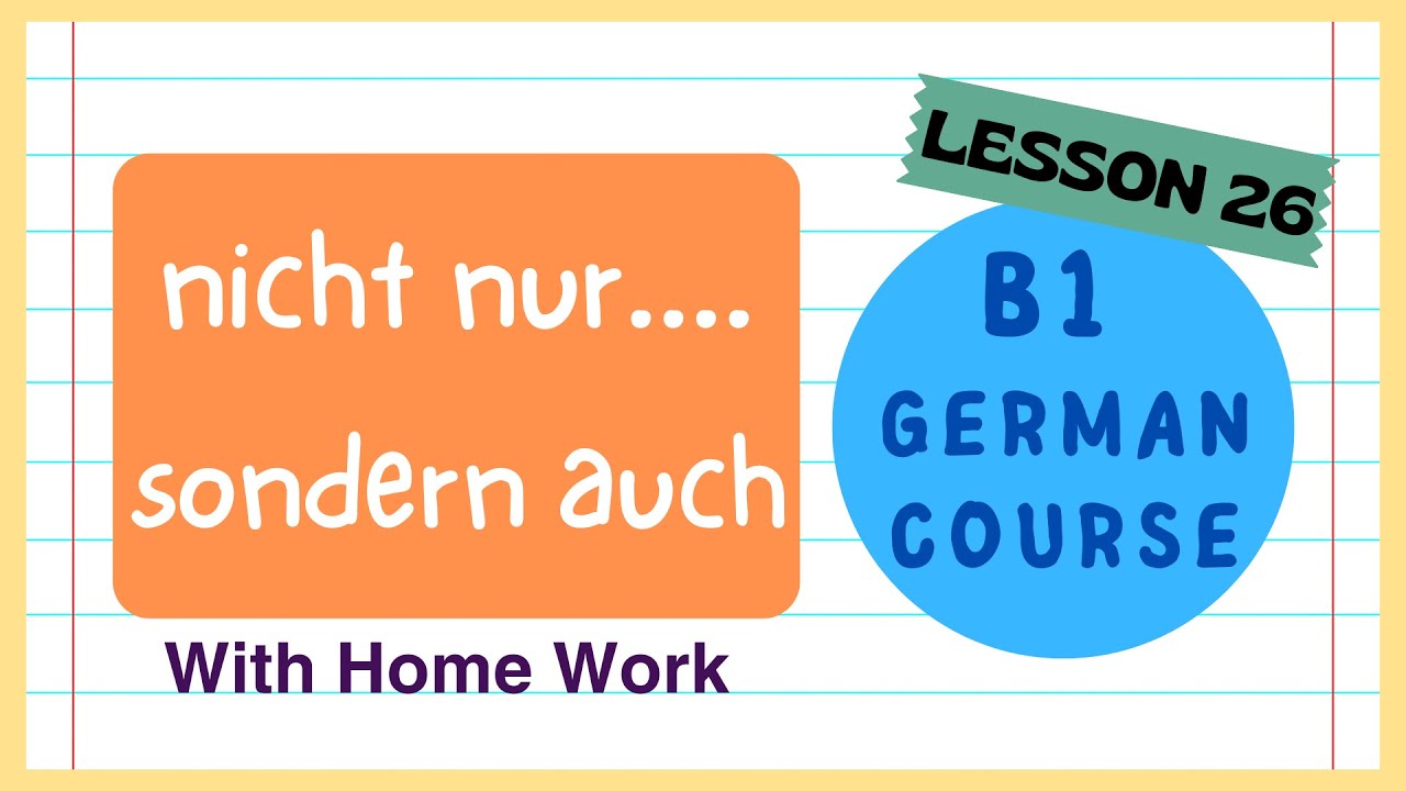 Zweiteilige Konnektoren einfach erklärt | Nicht nur .... sondern auch ...