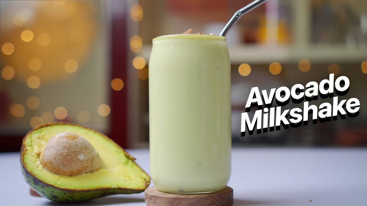 Avocado Milkshake Recipe - YouTube