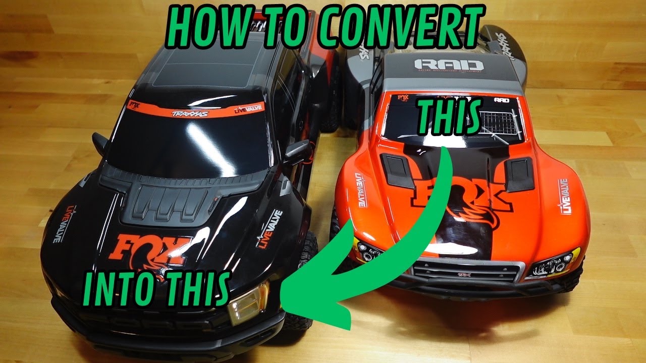 How To Convert a Slash 4x4 Into a Raptor R - YouTube