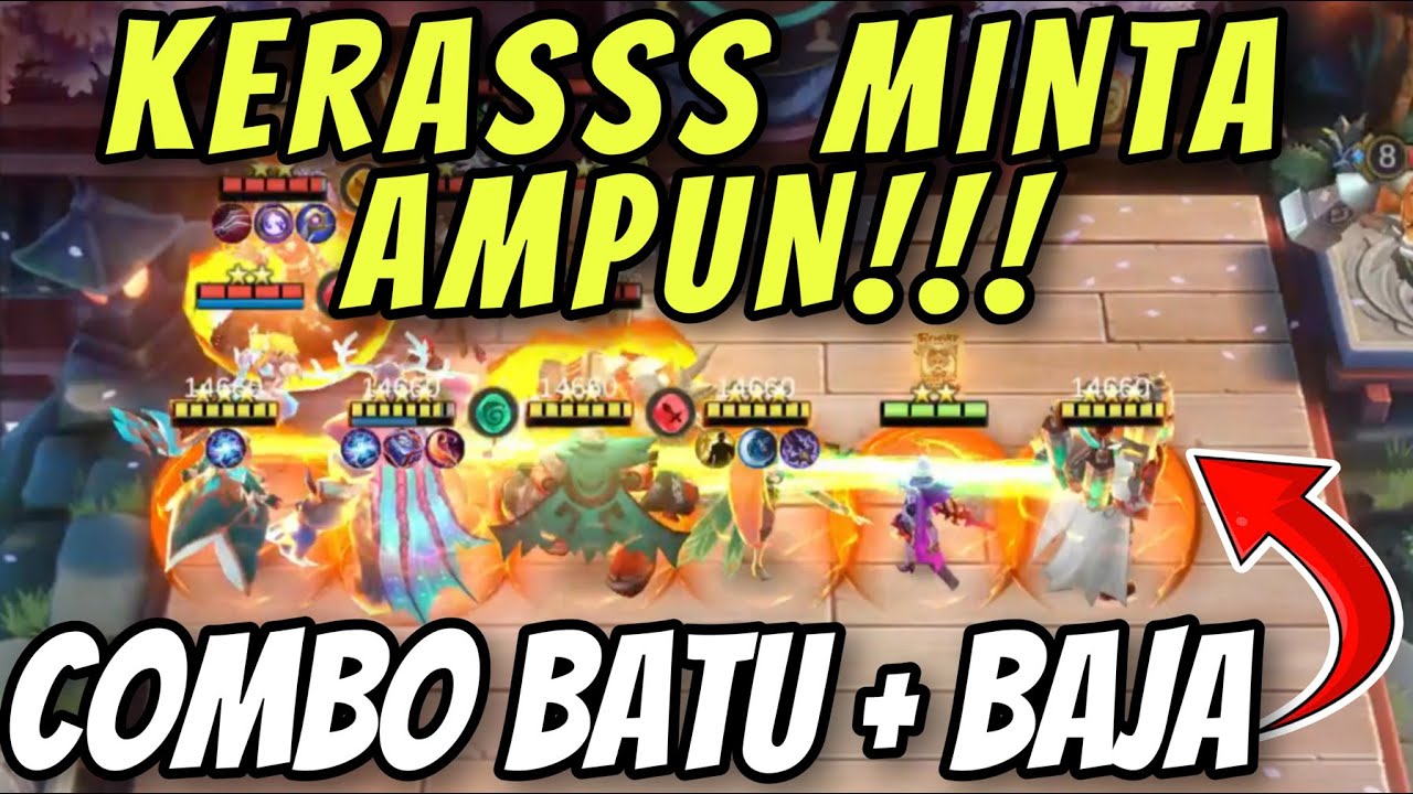 COMBO BATU BAJA! UDAH KERAS DILAPISIN LAGI SAMA ARMOR BAJA! - YouTube