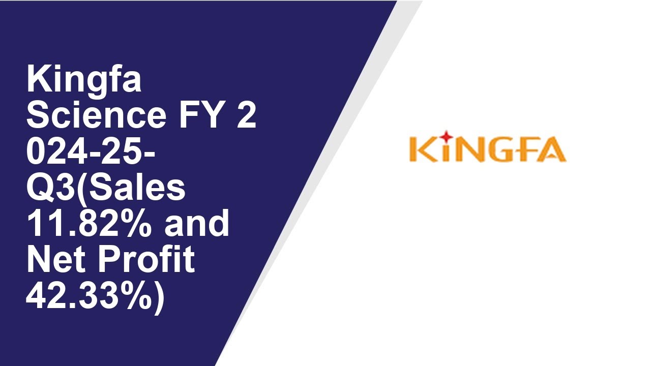 Kingfa Science Standalone Quarterly Result | Q3 Result 2024-25 | Kingfa ...