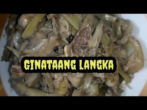 GINATAANG LANGKA EASY RECIPE - YouTube