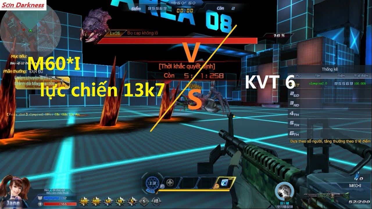 [Truy Kích]Cầm M60*I với lc 13k7 solo KVT 6 - YouTube