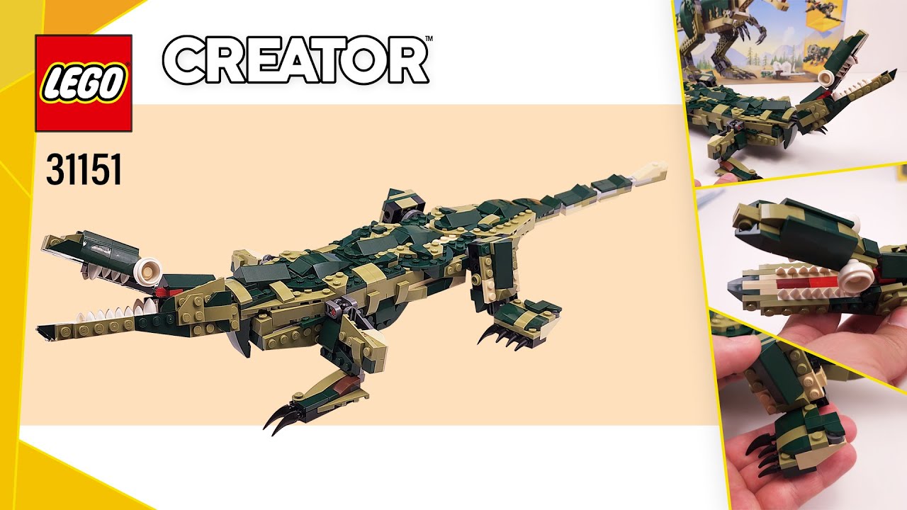 LEGO Creator Komodo Dragon MOC (31151)[446 pcs] Alternate Build for T ...