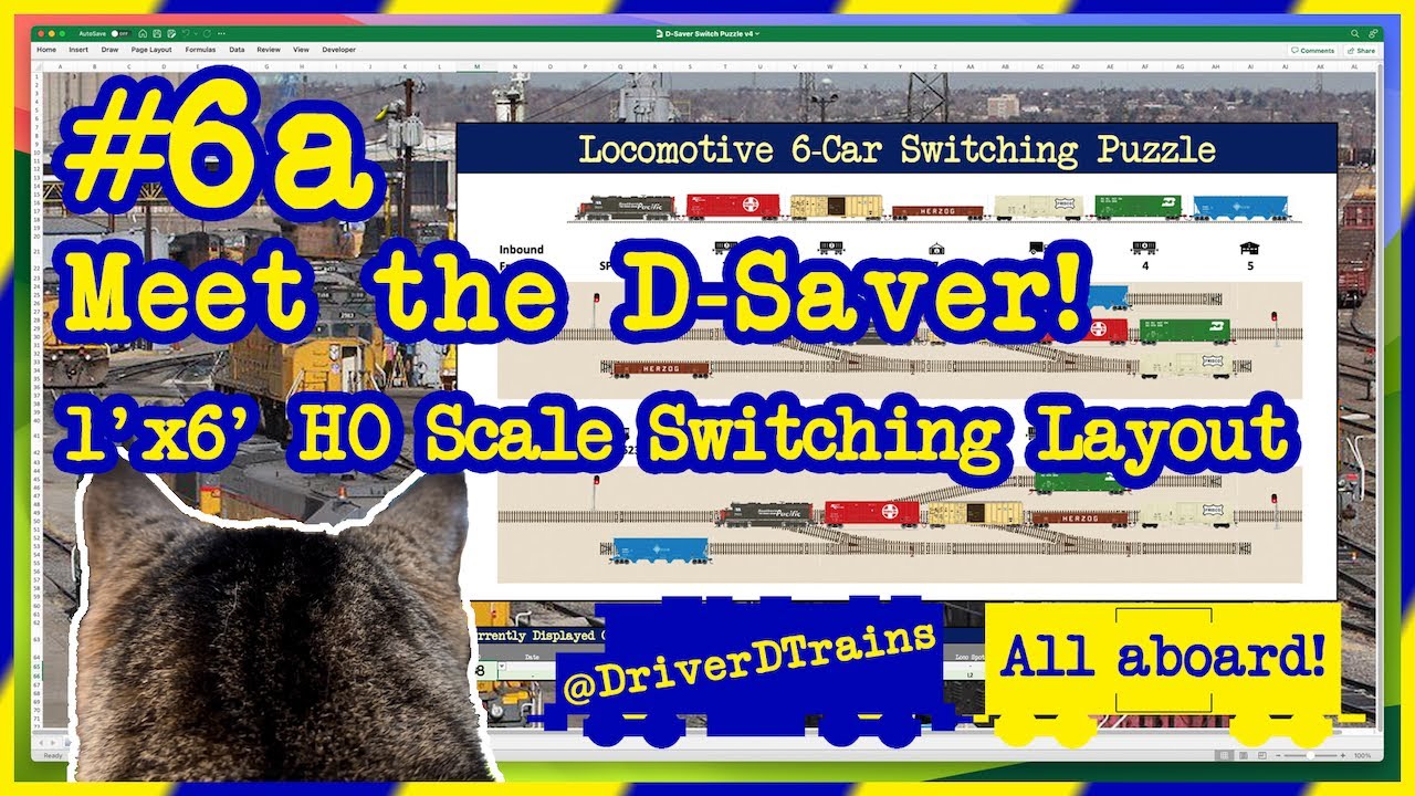 DriverD #6.a – Meet the D-Saver 1’ x 6’ HO Scale Switching Layout - YouTube
