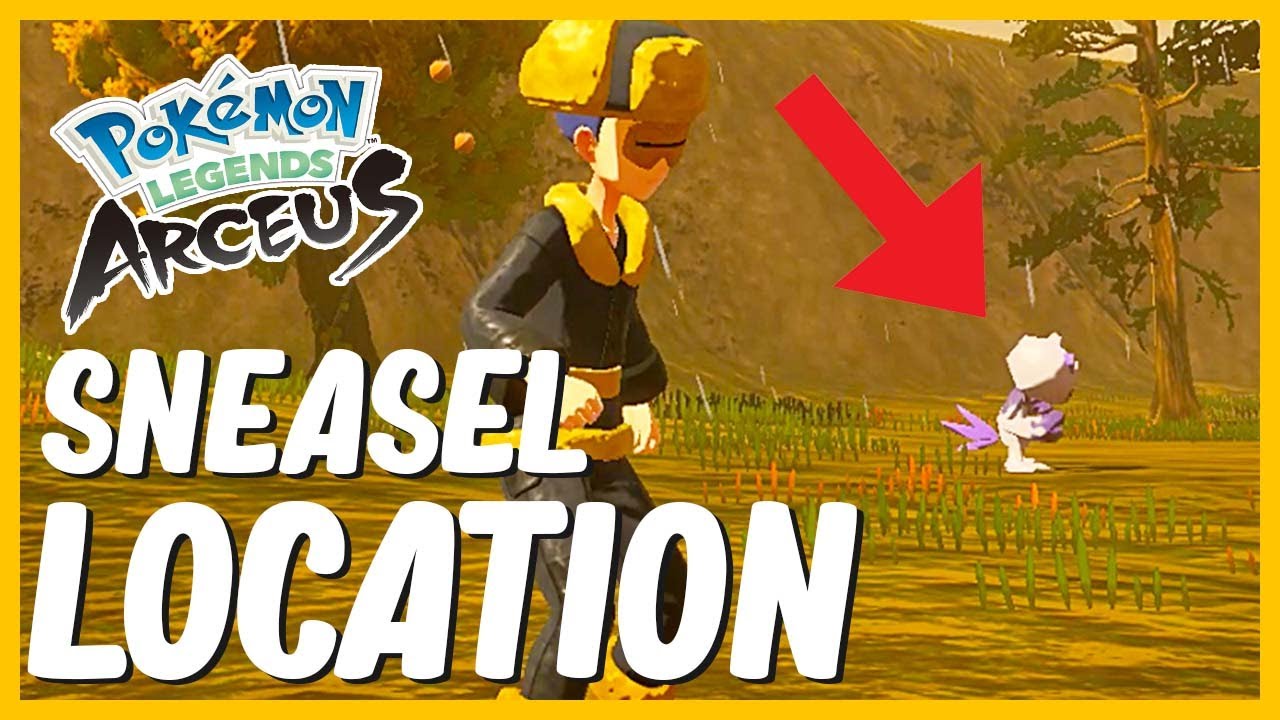 Where To Find & Catch Hisuian Sneasel in Pokemon Legends Arceus - YouTube