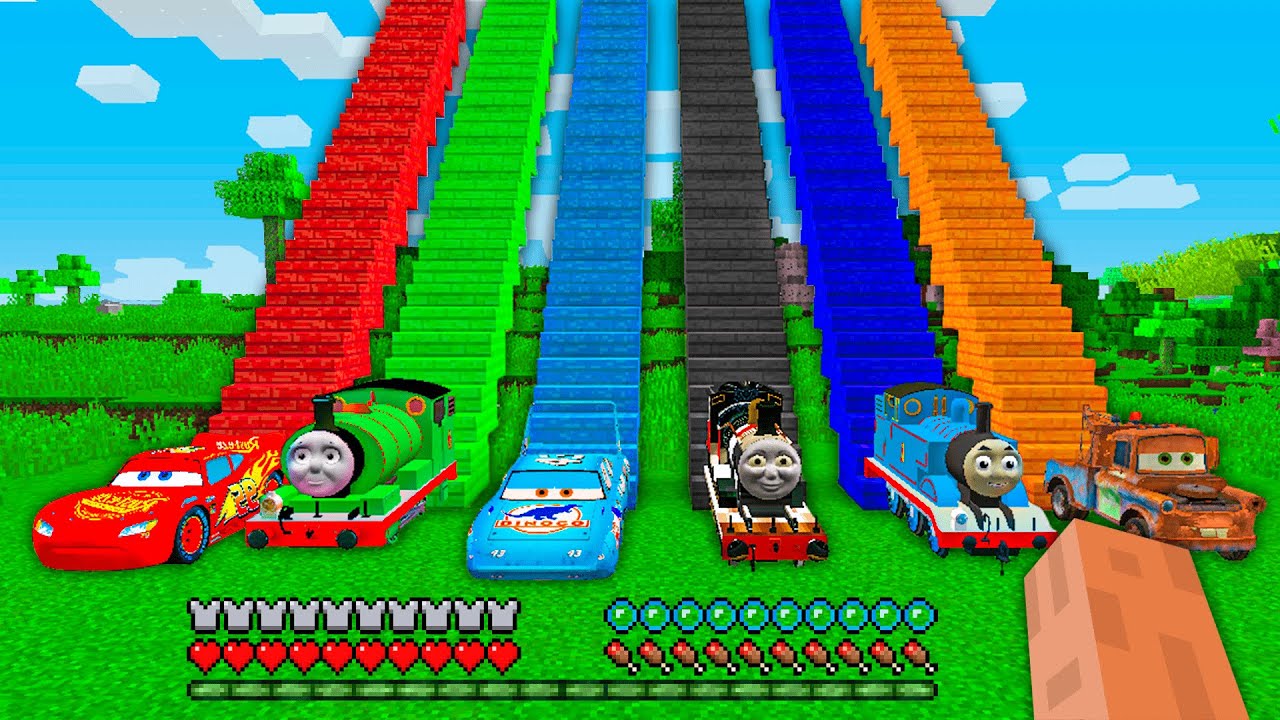 What is the HIGHEST STAIRCASE McQUEEN THOMAS JAMES DINOCO MATER JAMES ...