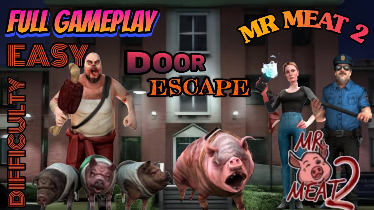 DOOR ESCAPE IN MR MEAT 2 FROM JEFFREY !! - YouTube