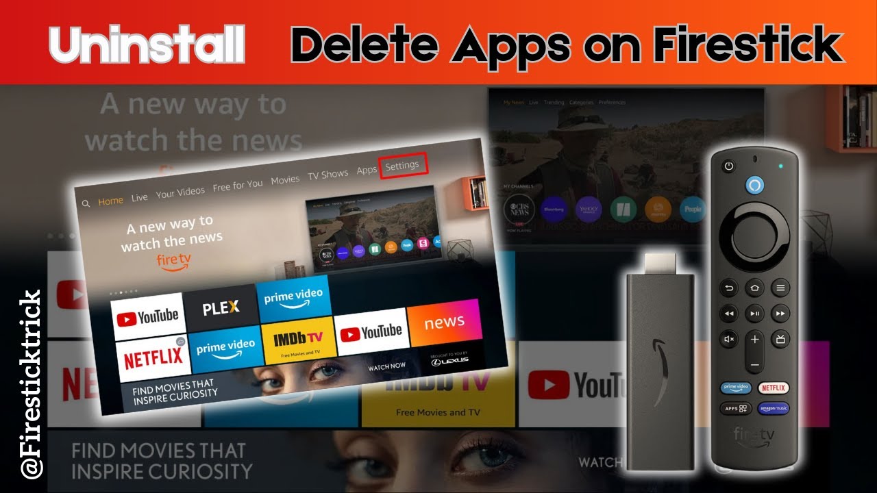 How To Uninstall Apps On Amazon Firestick [Delete Apps]! - YouTube