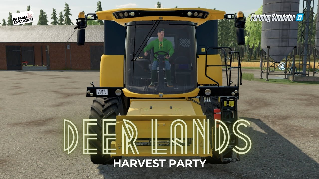 Harvest Party on Deer Lands - ep. 25 - Farming Simulator 22 (FS22 ...