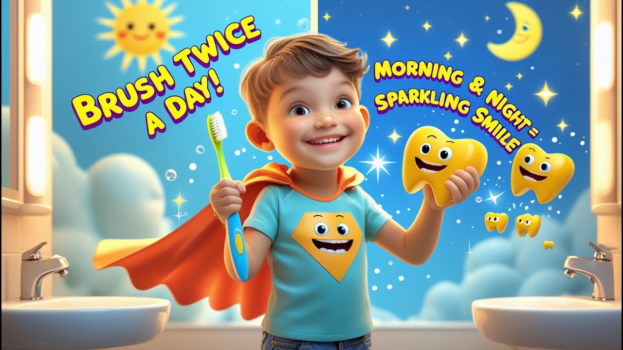🪥🌟 Bright Smiles Twice a Day! 🌟🪥 – A Fun, Educational Poem on Brushing ...