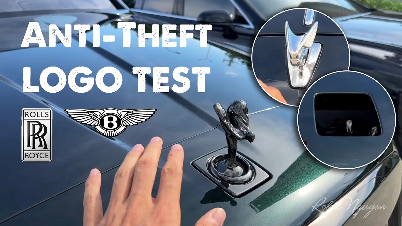 Check the anti-theft of Rolls-Royce and Bentley car logos - Which side ...