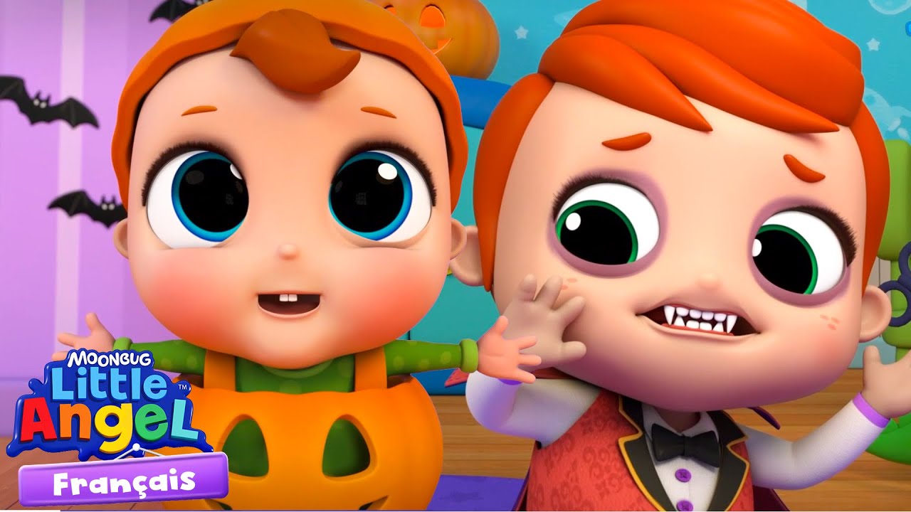 La Nuit d'Halloween | @LittleAngelFrancais | Comptines | Vidéos Pour ...
