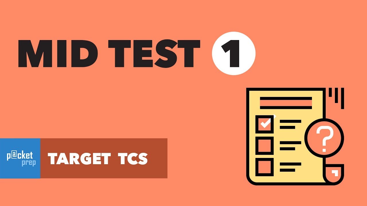 Practice Test - Mid 1 - TCS Ninja | TCS Digital | TCS NQT - YouTube