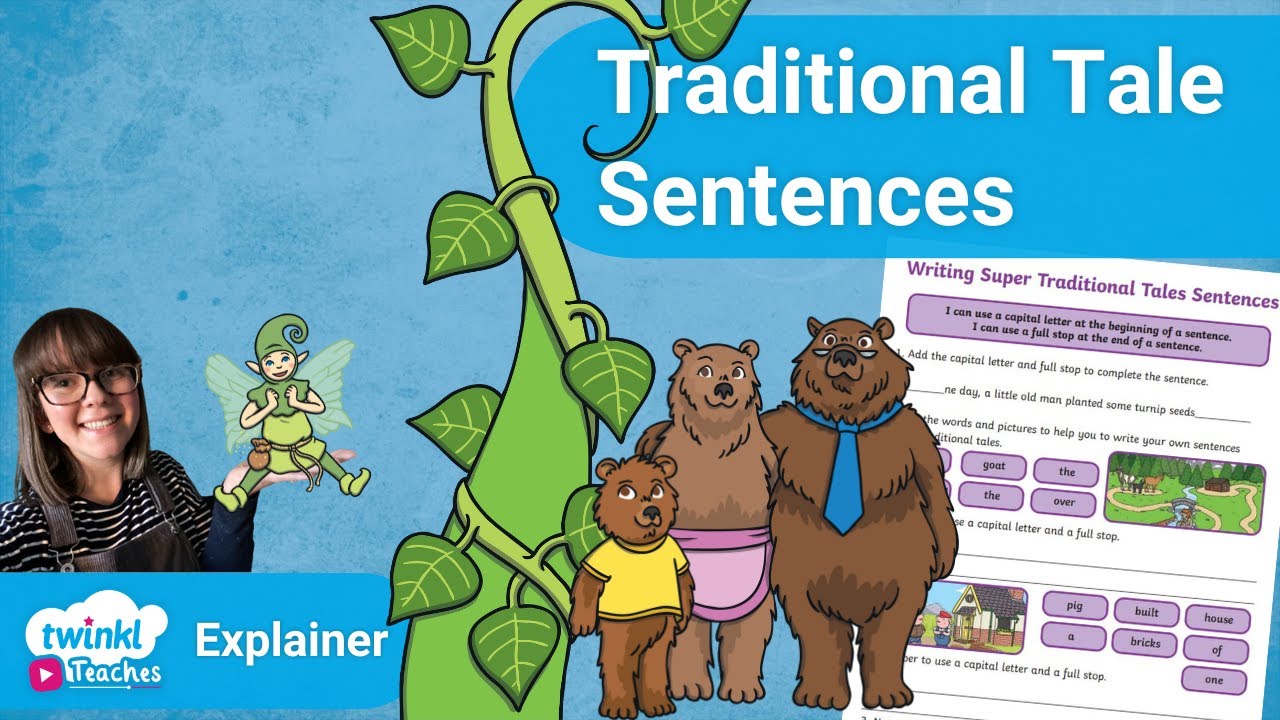Exploring Traditional Tale Sentence Activities - YouTube