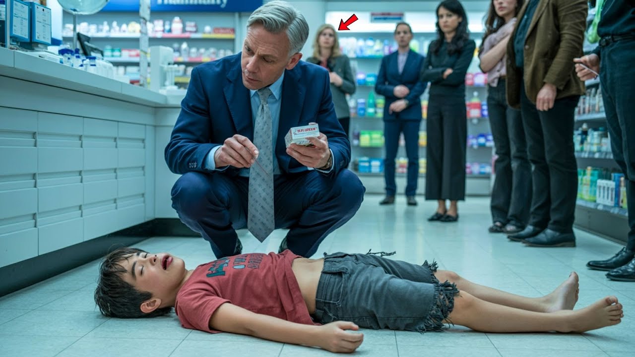 Millionaire Helps Fainted Boy at the Pharmacy… and What He Says Upon ...
