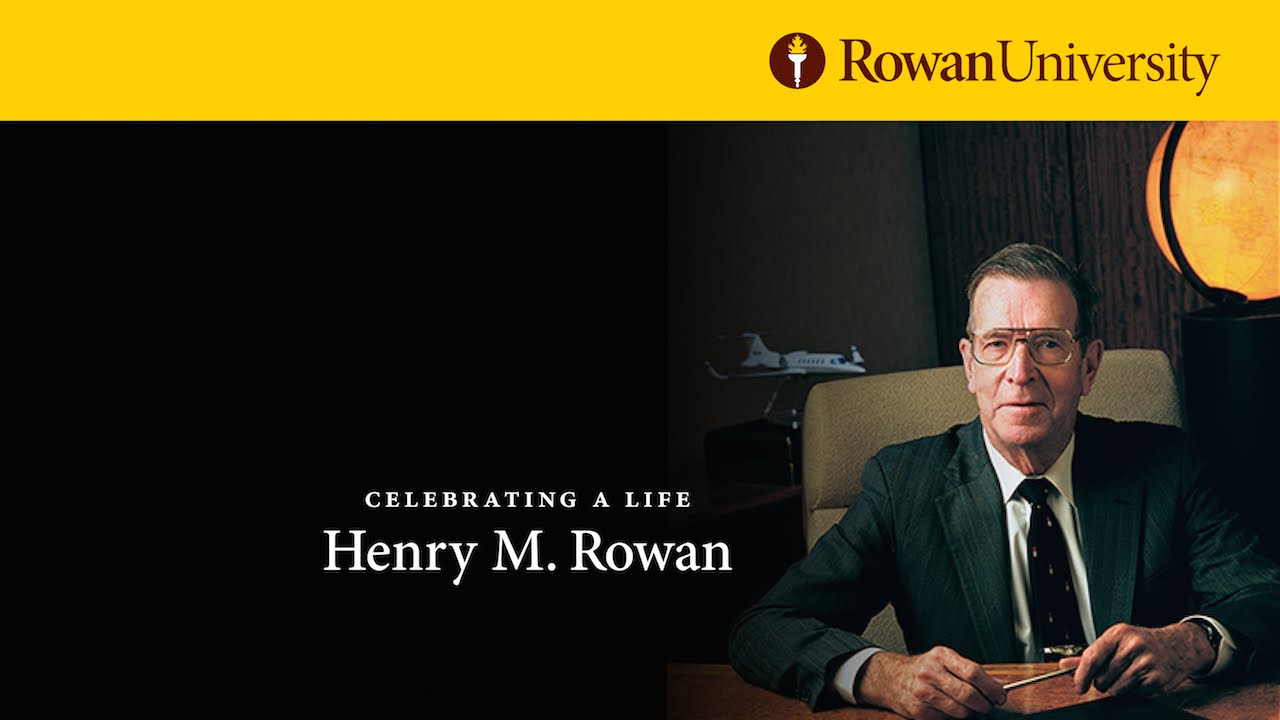 Celebration of Life Memorial Service for Henry M. Rowan - YouTube