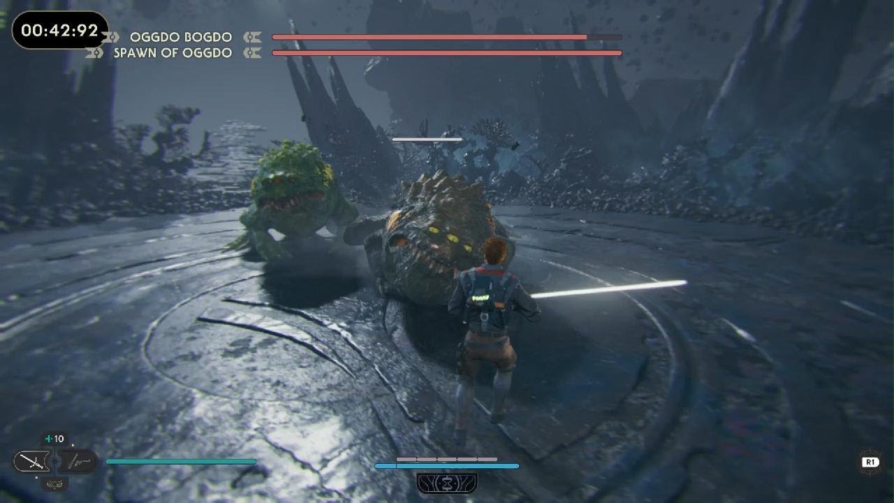 Jedi: Survivor - Oggdo Bogdo & Spawn of Oggdo (Jedi Grandmaster) - YouTube