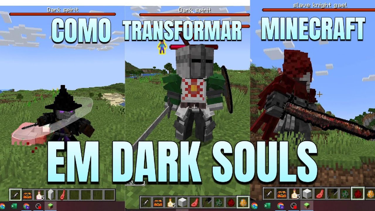 COMO INSTALAR souls-like universe: epic fight addon no minecraft agora ...