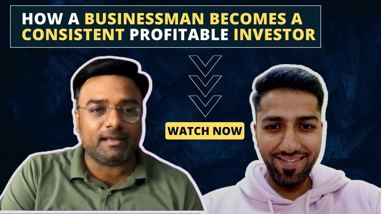 Businessman Become Profitable Investor | One to One session with Pratik ...