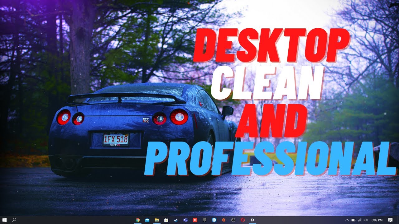 How To Make Your Desktop Look COOL and PROFESSIONAL - YouTube