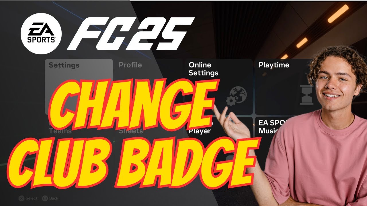 How To Change Club Badge Logo On FC 25 Ultimate Team - YouTube