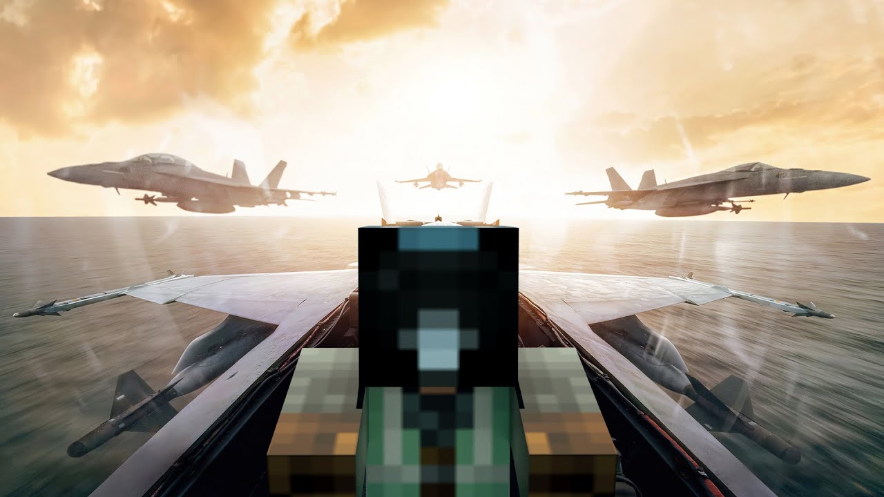 TOP GUN with Minecraft - YouTube