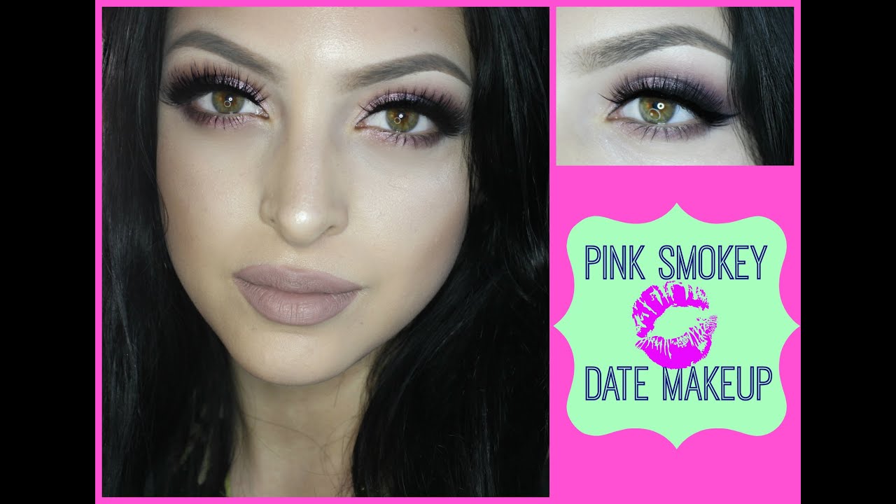 Pink Smokey Date Makeup - YouTube