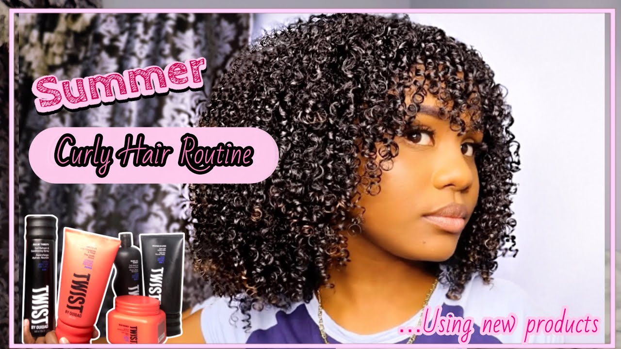 Summer curly hair routine for ULTIMATE MOISTURE using Twist by Ouidad ...