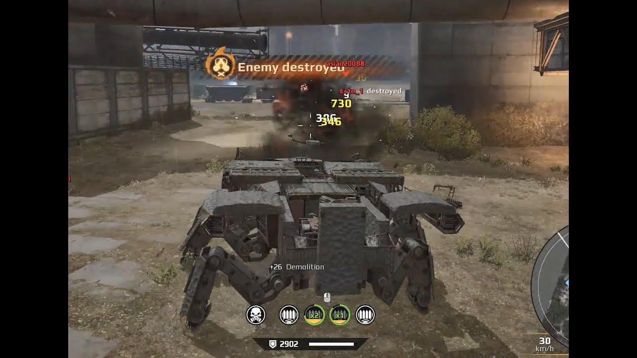 Crossout - 4 Protectors Spider (Gameplay) - YouTube