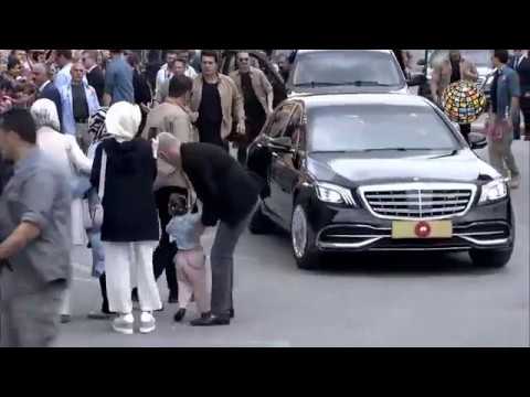 Dünya lideri Erdoğan oy kullanmaya giderken!