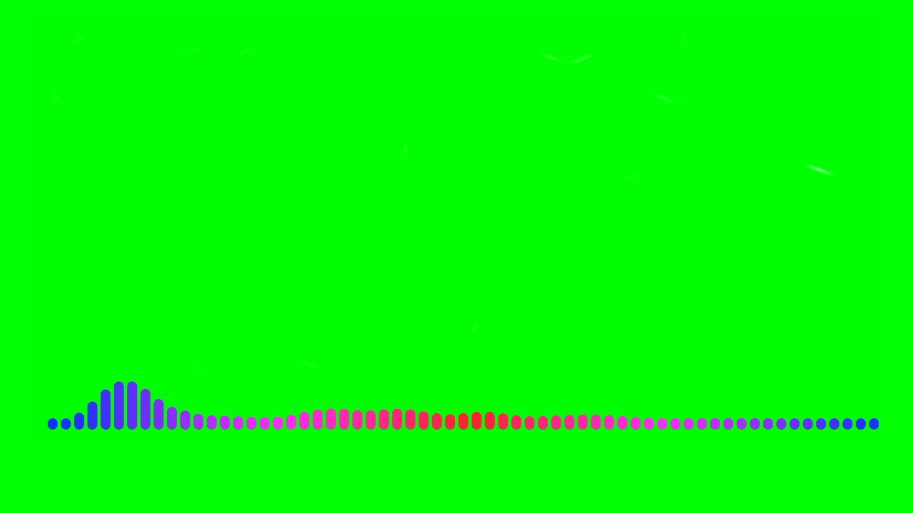 Green Screen Audio Spectrum Visualizer - YouTube