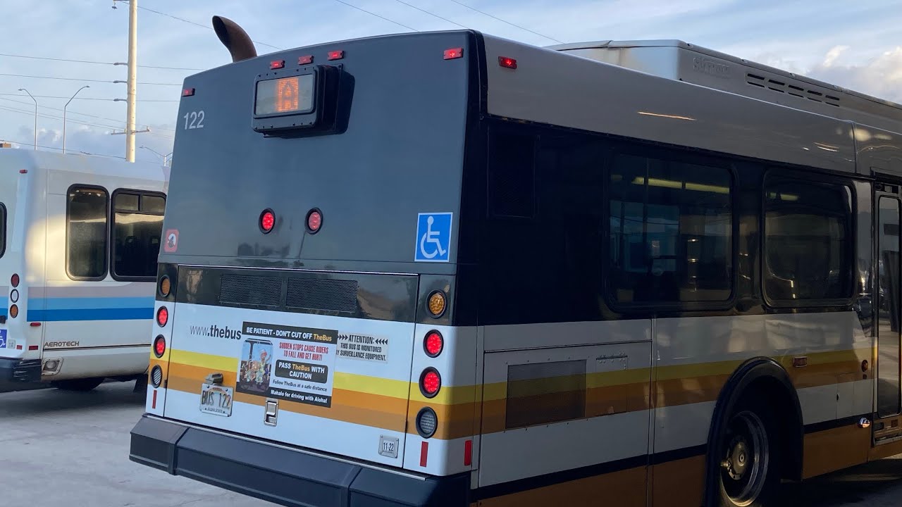 Honolulu TheBus Route A CityExpress! Waipahu, Bus 122 (Part 1) - YouTube