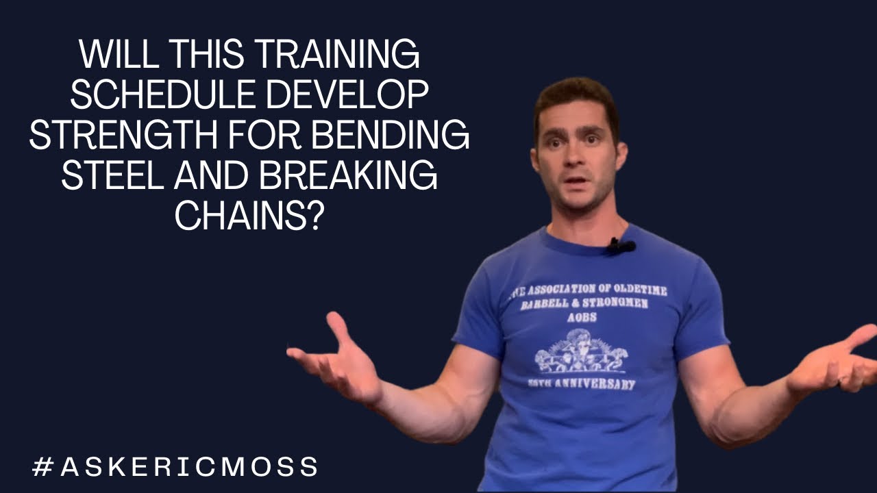 Ask Eric Moss, will this schedule be good for bending steel and ...