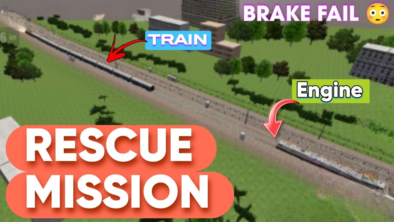 Train Brake Fail Rescue Mission in Indian Train Simulator 2018 - YouTube