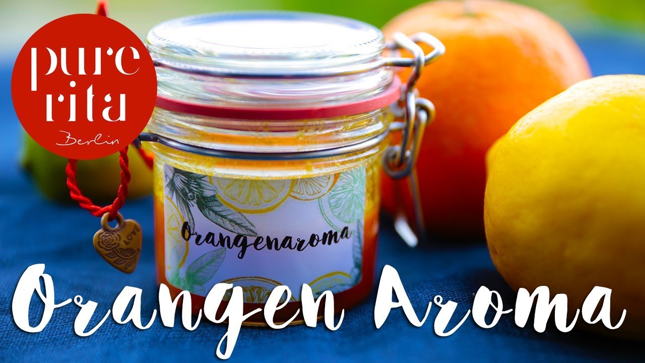 🍊 Orangenaroma selber machen | Orangenzucker, Backaroma - YouTube