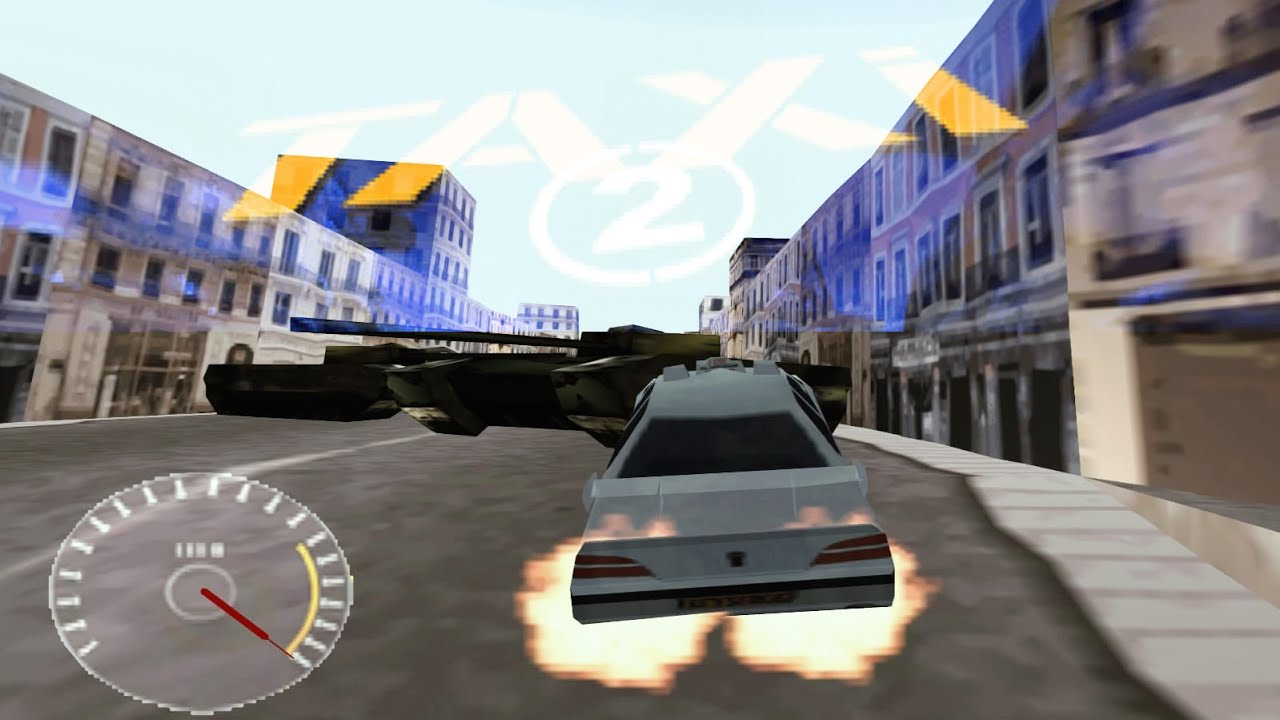 Taxi 2 (PS1) - Passage Final Mission (Le sauvetage du president) - YouTube