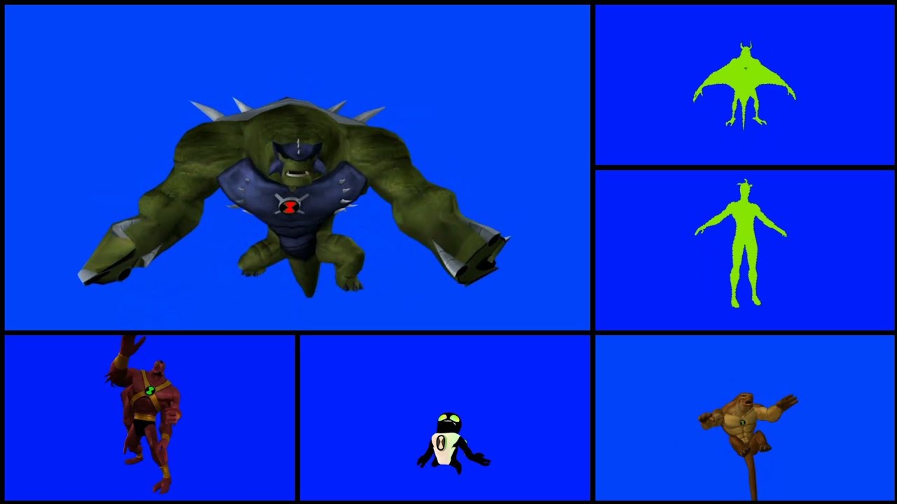 Ben 10 green screen pack||Ben 10 aliens free green screen pack ...