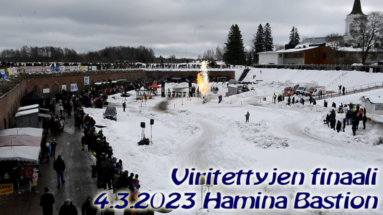 4.3.2023 Haminan mopokisojen viritettyjen finaalilähtö - YouTube
