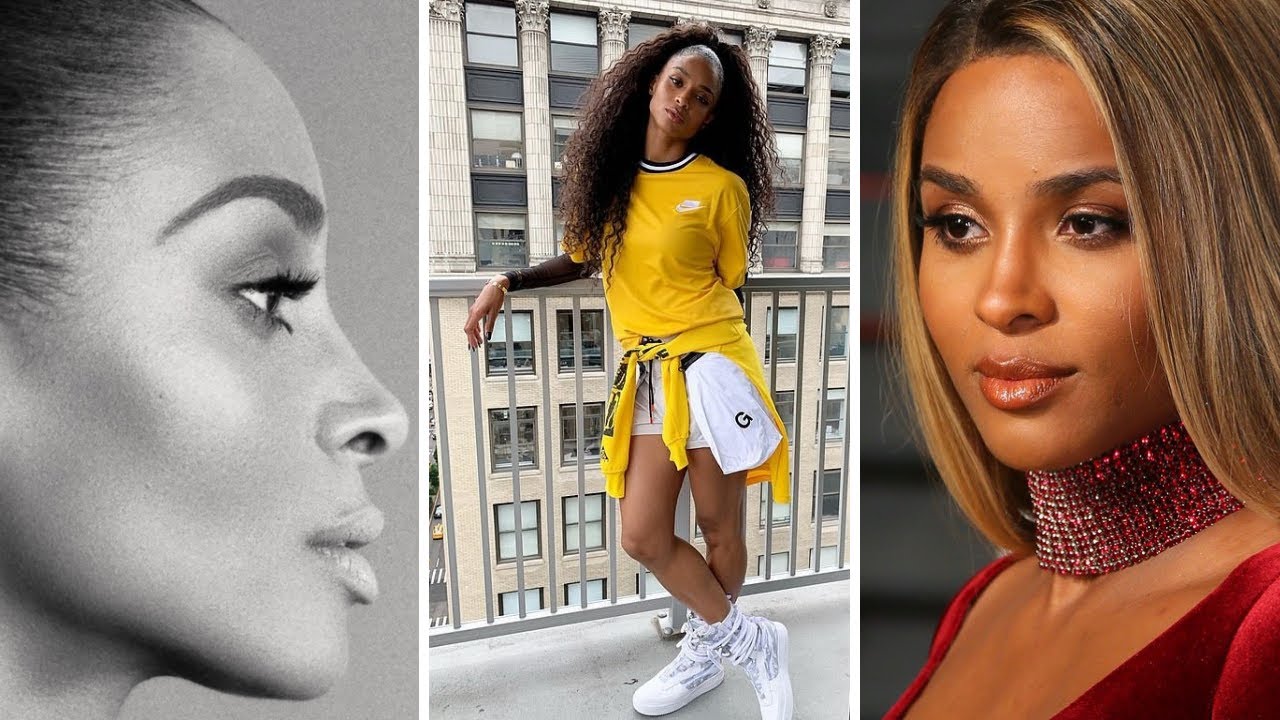 Ciara Sparking on New York City Balcony in Fabulous Yellow Nike Look ...