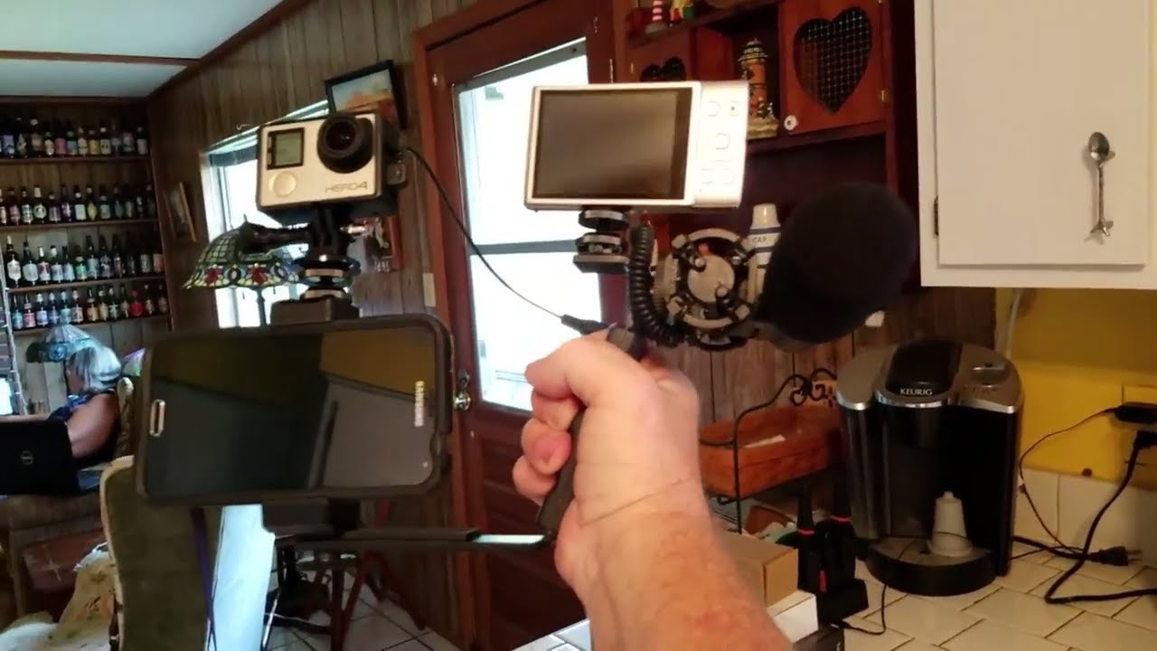 My Vlog Camera And Mike Setup Using GoPro And Canon ELPH 360 HS - YouTube