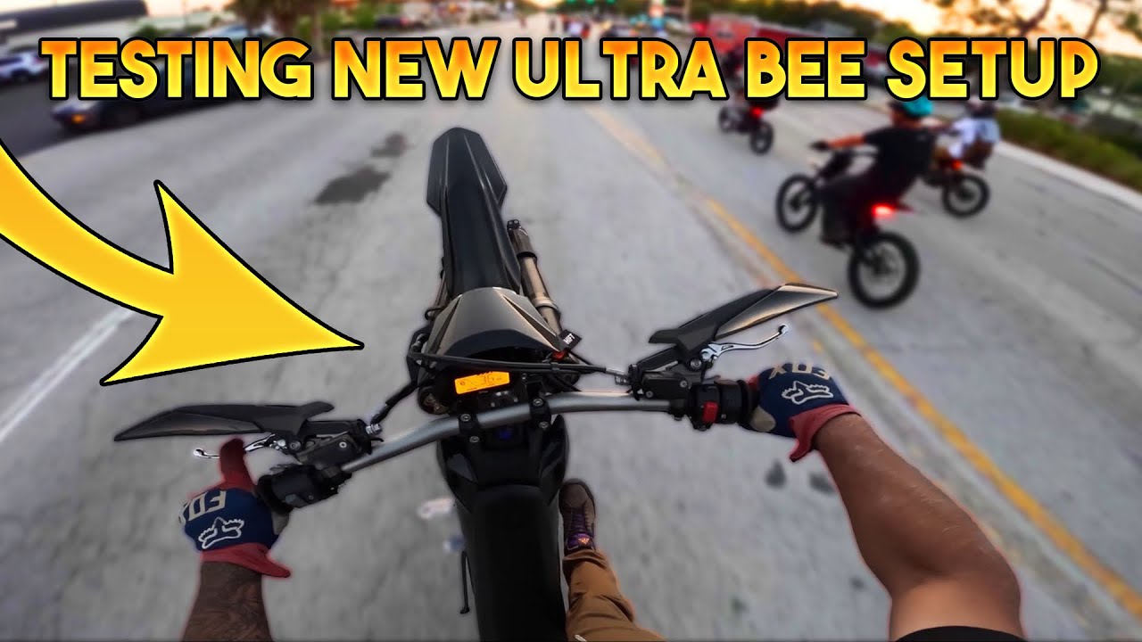 This Ultra bee setup is crazy! // E-bike group ride - YouTube
