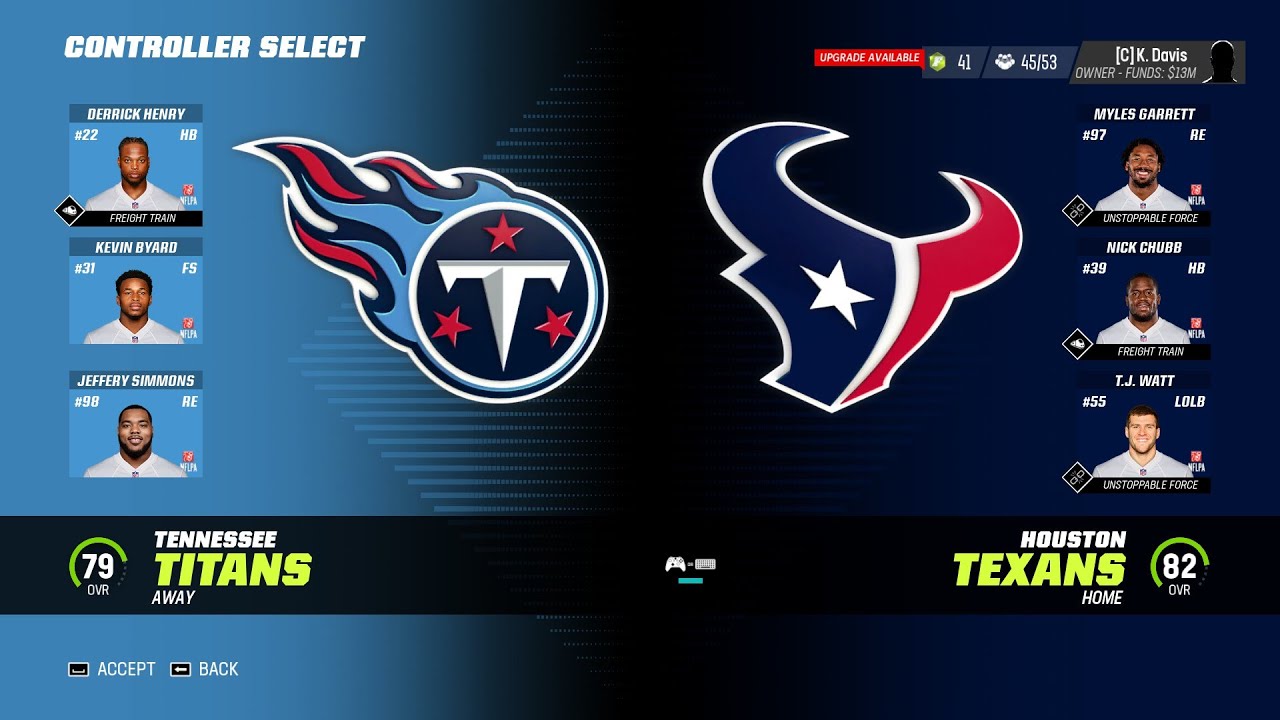 Madden 23 Franchise - Ten vs Hou - YouTube