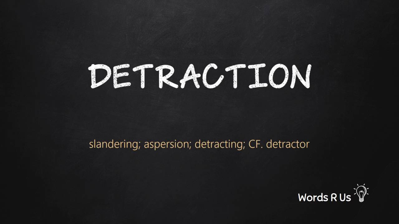 How to Pronounce DETRACTION in American English - YouTube