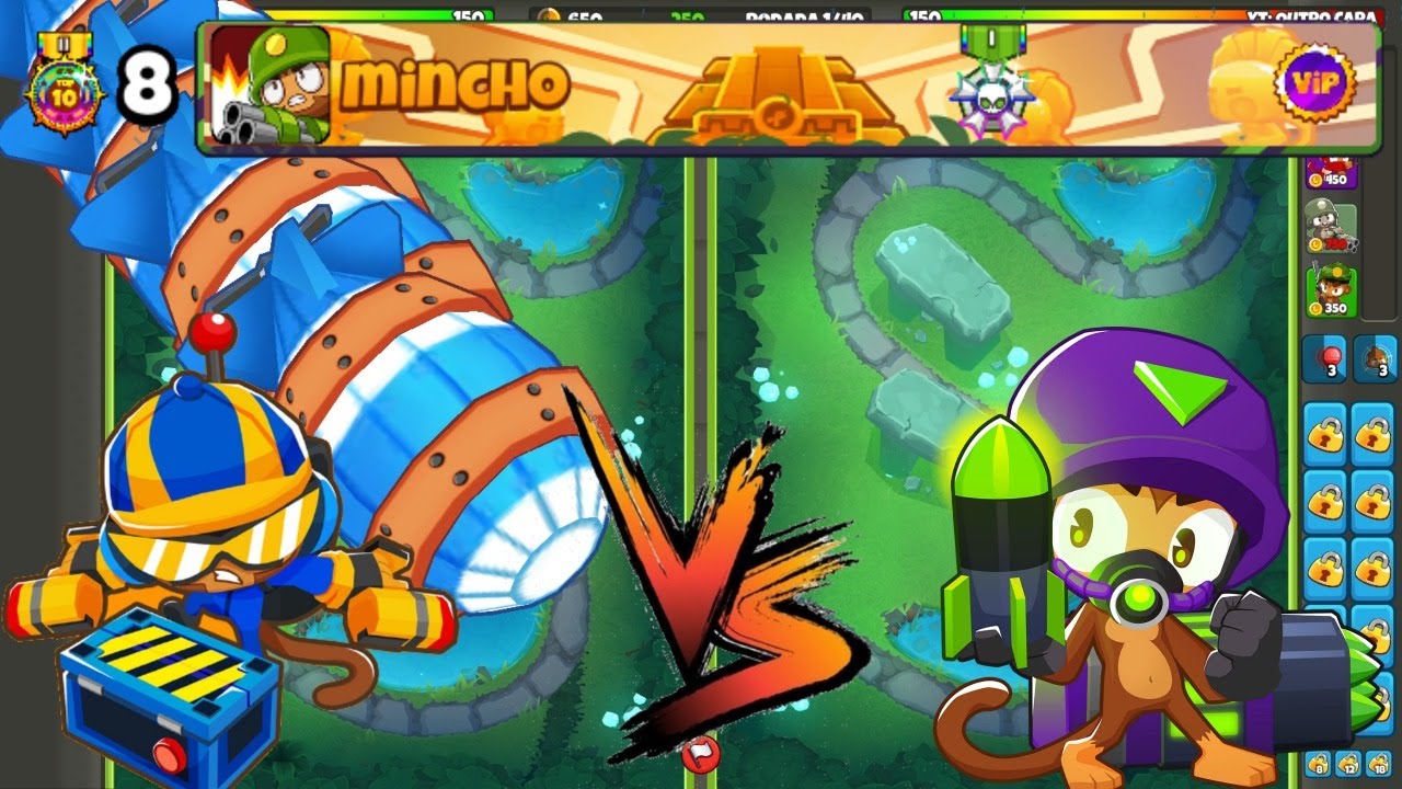 Cai Contra o Top 8 Global- BTD Battles 2 Pt-Br - YouTube
