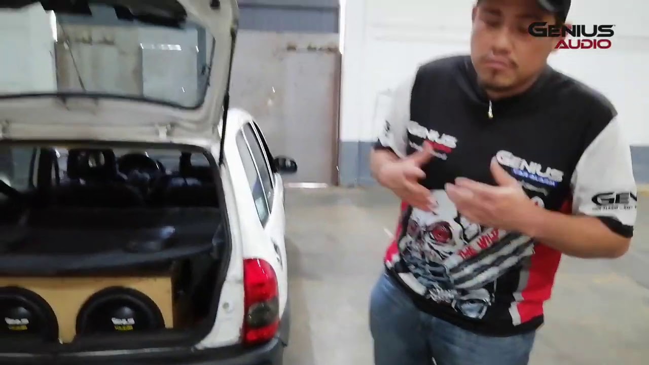 Genius Audio - Subwoofer Vulkan Serie V5-12D4 1000wMAX - YouTube