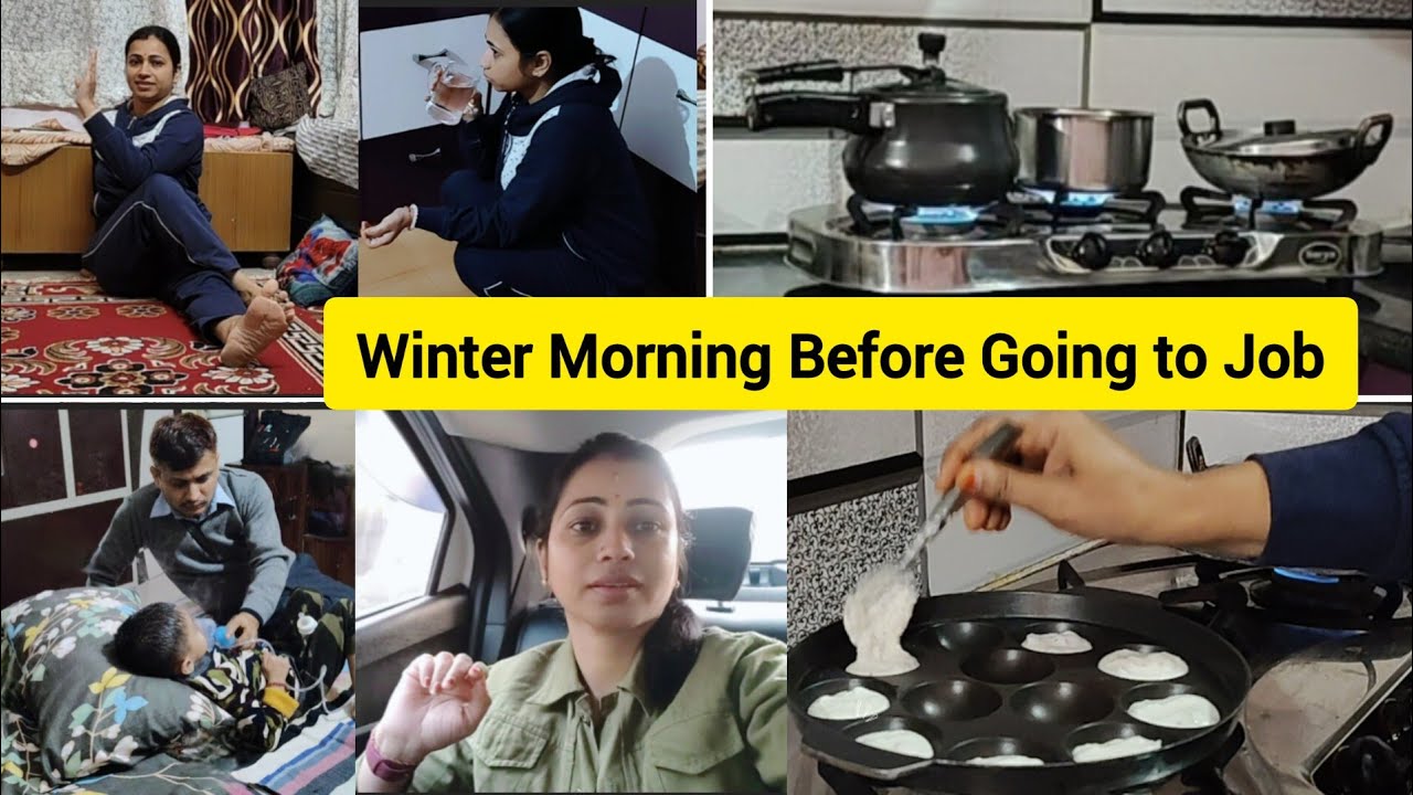 Winter Morning Routine | Morning Time Management with Job and Household ...